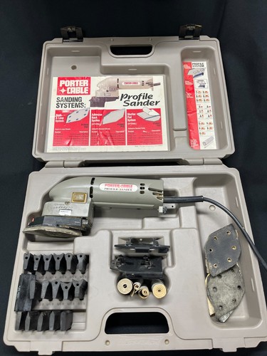 PORTER CABLE ~ 444 Profile Sander Kit with All Original Accessories | eBay