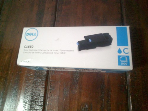 1 PACK Cyan Color Toner For Dell C1660 C1660w C1600cn C1660dn C1660dnw ...
