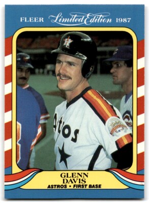 1987 Fleer Limited Edition Glenn Davis Houston Astros #11 | eBay