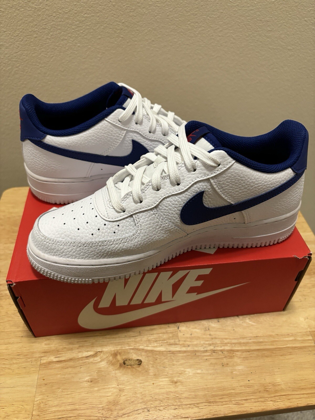 Air Force 1 Low White/Blue/Red Youth Boys - Gem