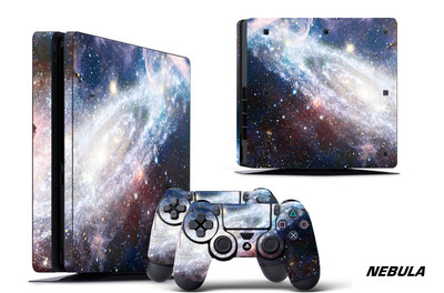 Skin Decal Wrap For PS4 SLIM Playstation 4 SLIM Console + Controller ...