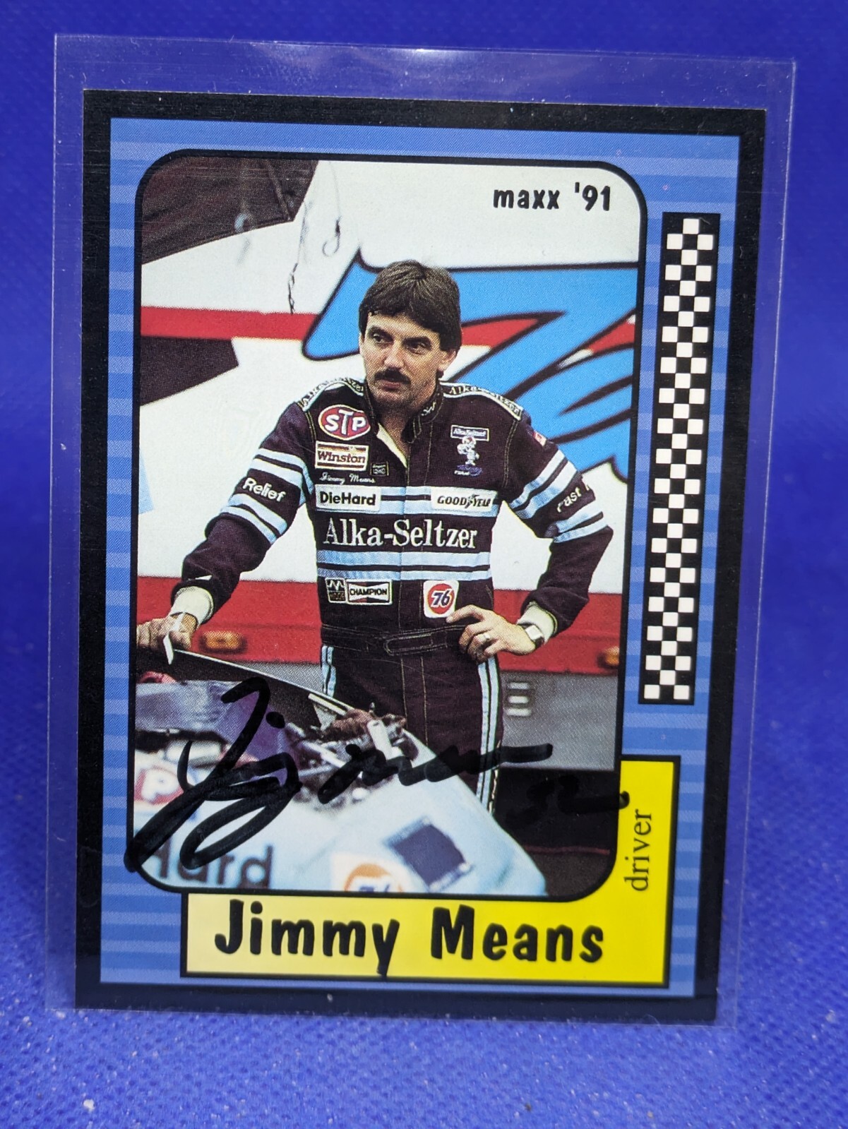 Jimmy Means PERSONAL AUTOGRAPH signed on card: 1991 Maxx #52 | eBay
