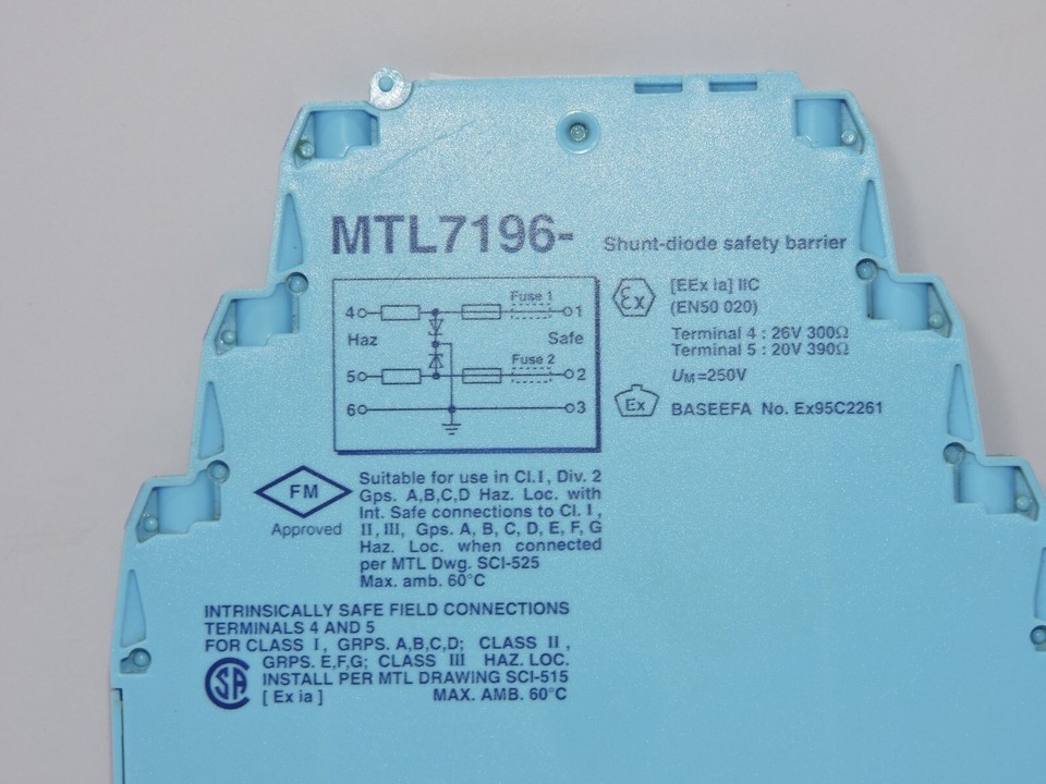 Technologie De Mesure LTD. MTL 7196 - Barrière De Sécurité À Diode ...