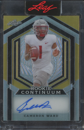 2023 Leaf Rookie Continuum Cameron Cam Ward 30/107 Auto Autograph RC ...