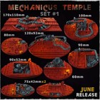 3D Printed Mechanicus Temple Bases For Warhammer 40k/AOS | eBay UK