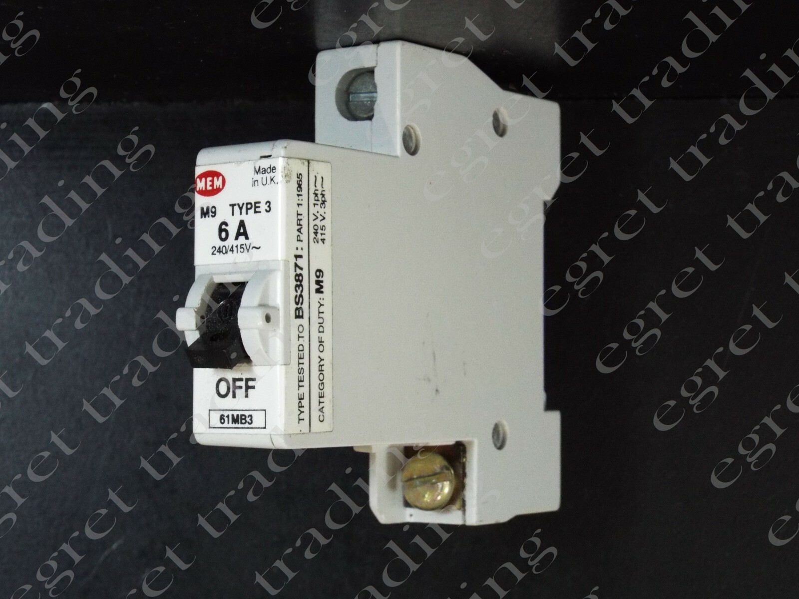 MEM MEMSHIELD 1 EATON DELTA TALISMAN BILL MCB M9 Type 2,3, B, C Circuit ...