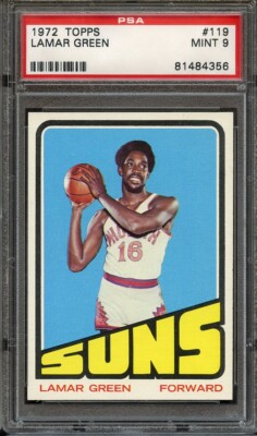 1972 TOPPS 119 LAMAR GREEN PSA MINT 9 | eBay