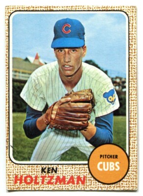 1968 Topps #60 Ken Holtzman Baseball Card - Chicago Cubs | eBay