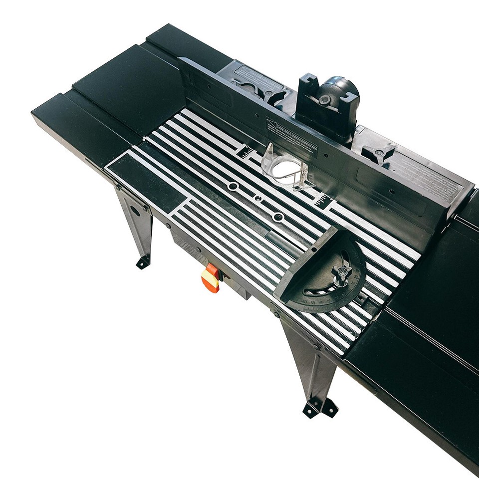 34" x 13" Aluminum Deluxe Router Table Benchtop On/Off Switch Routing ...