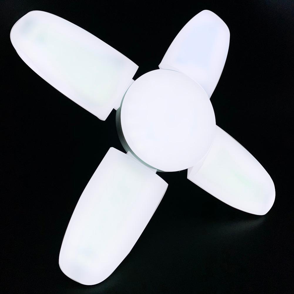 60W B22 Deformable LED Garage Light Adjustable Ceiling Lamp (Cold White ...