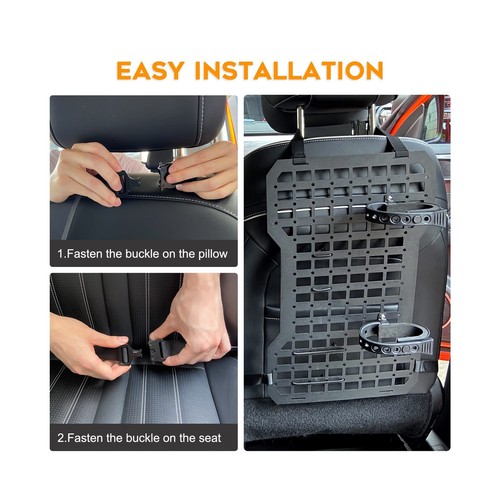 Molle Seat Back Organizer Molle Panel Gun Holder Gun Rack For Vehicles ...