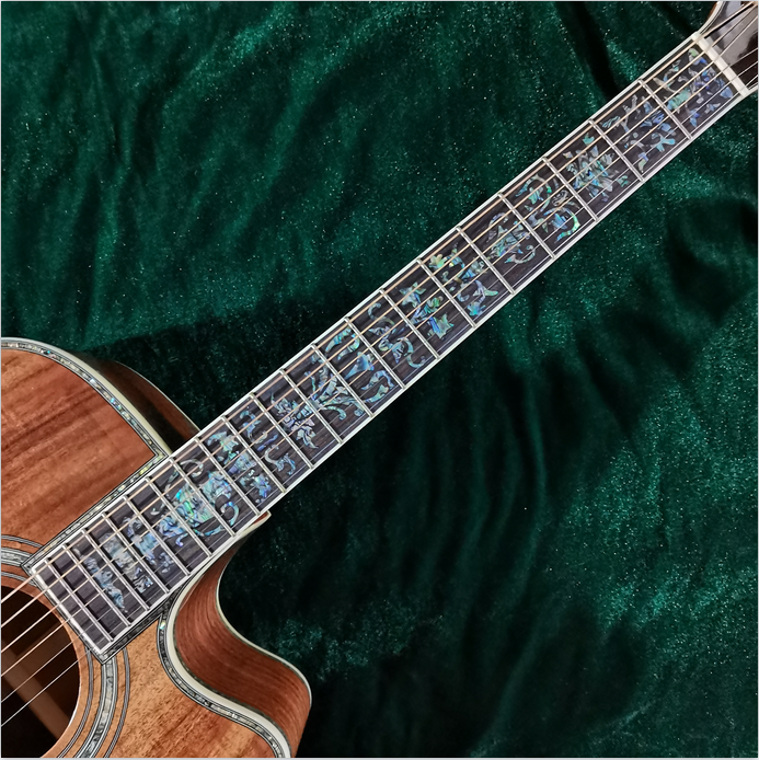 Cutway Hollow Body 45S Acoustic Electric Guitar Full Koa with EQ ...