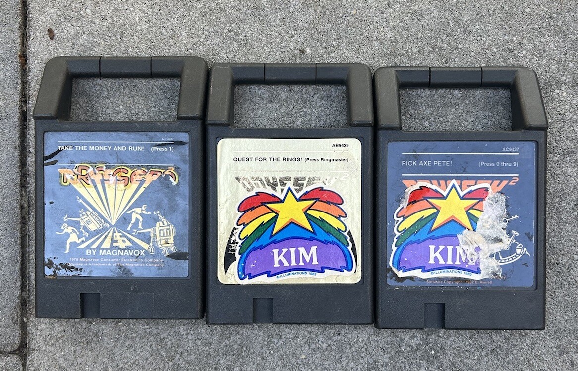 Lot of 3 Magnavox Odyssey 2 games (Untested) | eBay