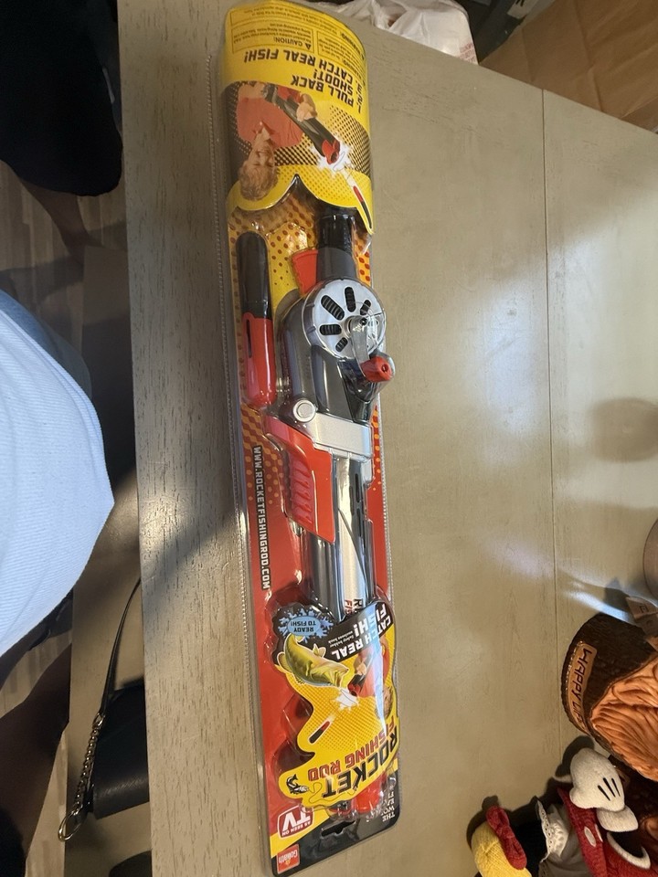 Goliath Rocket Fishing Rod Ready To Fish Real Kids Fishing Pole | eBay