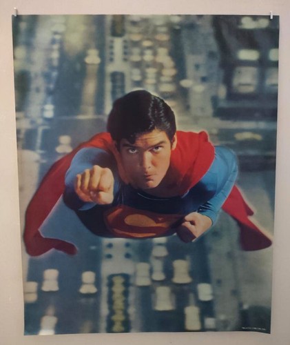 Original vintage 1978 Christopher Reeve Superman DC Comics movie promo ...