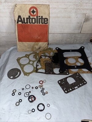 Auto lite B7AZ-9502-G Carburetor Gasket Set Kit 51 Pieces | eBay