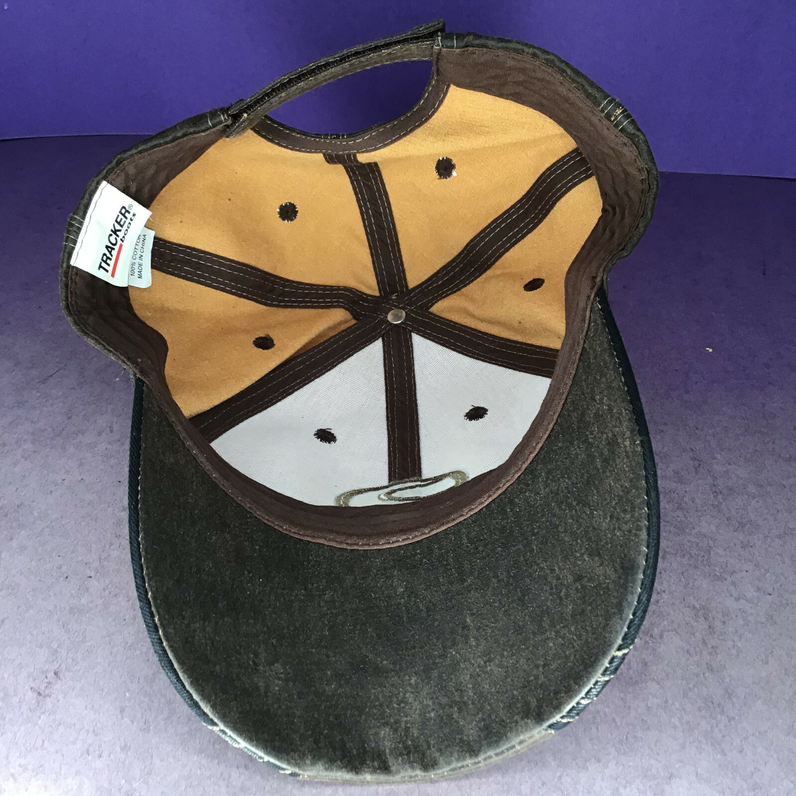 Regency Tracker Boats Hat Cap Brown Adjustable Strapb… - Gem