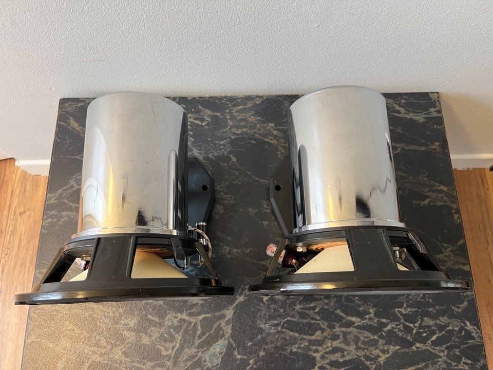8 inches full-range field coil paper cone drivers, hand-made (a pair ...