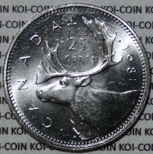 BU UNC Canada 1981 quarter 25 cent 25c from mint roll | eBay