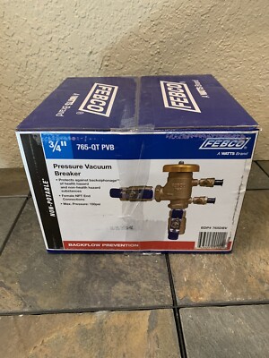 Febco 765-3/4" Back Flow Preventer Pressure Vacuum Breaker - Landscape ...