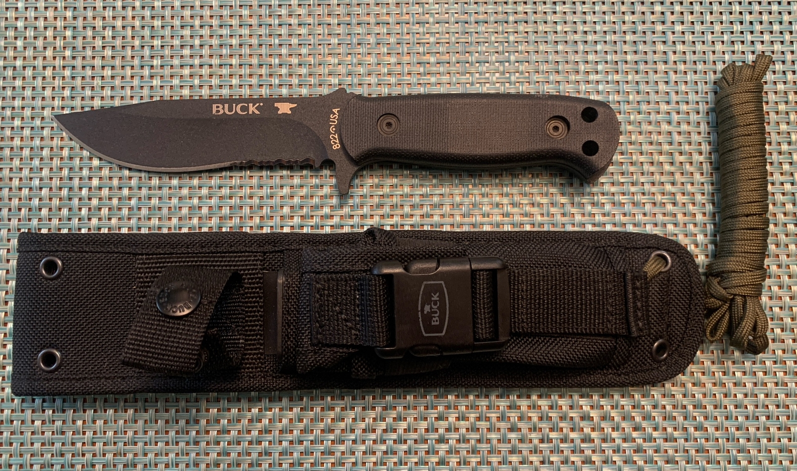 Buck 822 Sentry fixed blade knife w/ sheath | eBay