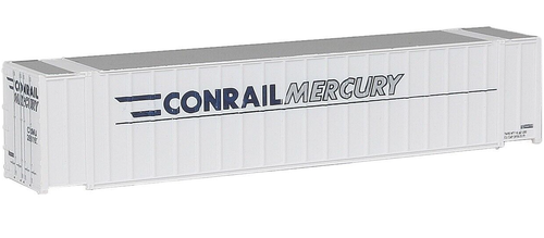Walthers N Scale ~ New 2026 ~ Conrail Mercury ~ 48' Ribbed Container ...