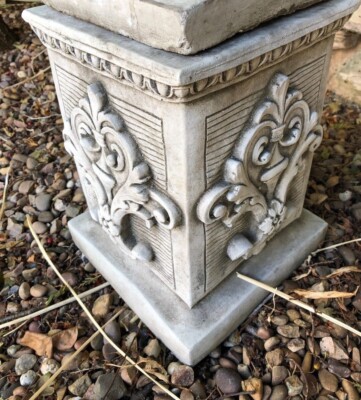 Solid Square stone plinth highly detailed heavy stunning pillar ...