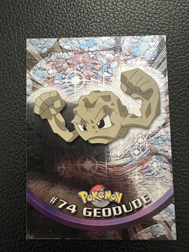 Pokemon Card Topps Chrome Holo Foil Geodude #74 NM Blue Logo 1st ...