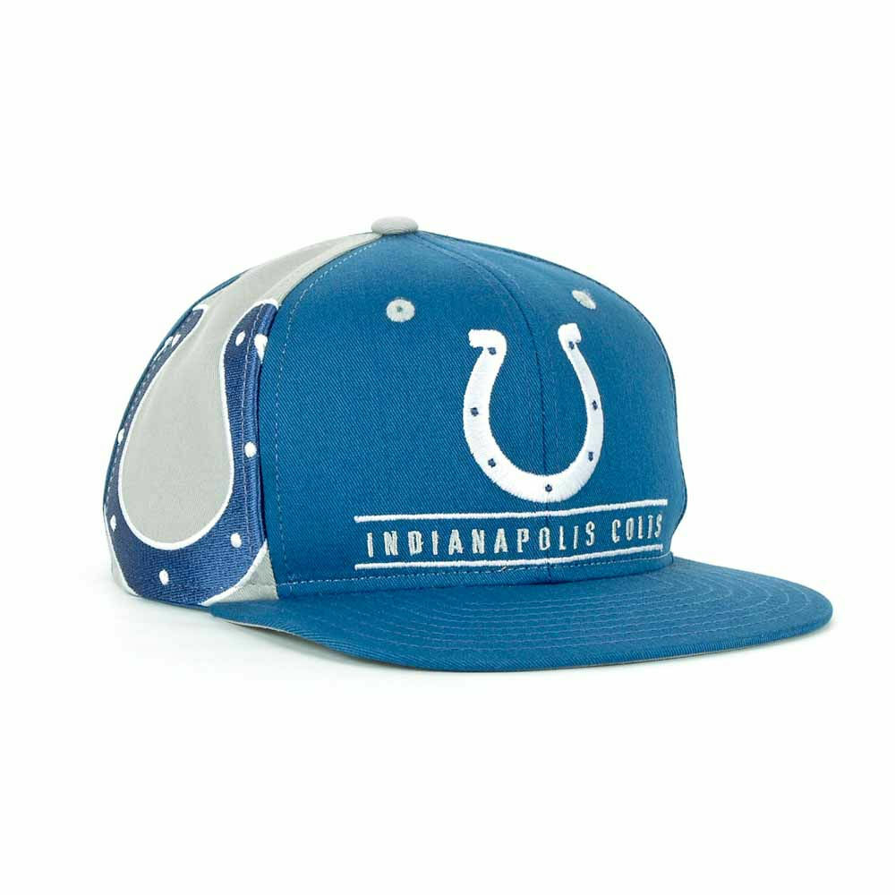 Indianapolis Colts NFL High Snap Adjustable Snapback Hat Cap Flat Bill ...