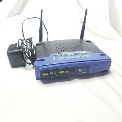 Linksys WRT54G 54 Mbps 4-Port 10/100 Wireless G Router 600281414321| eBay