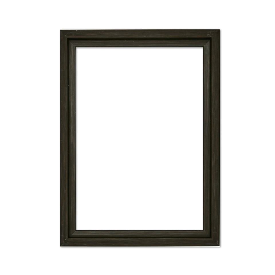 L shape vintage reverse Box Frame picture frame photo frame Grey Black ...