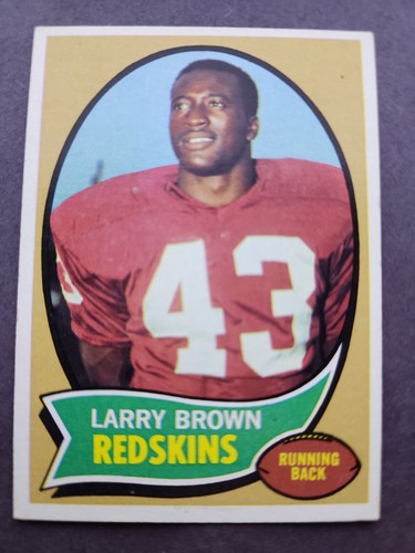 1970 TOPPS #24 LARRY BROWN WASHINGTON REDSKINS ROOKIE | eBay