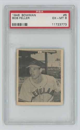 1948 Bowman Baseball Bob Feller PSA 6 EX-MT #5 3773 | eBay