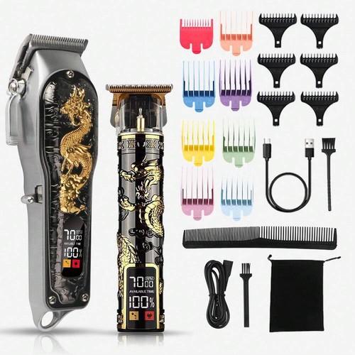 Professional Hair Clipper Trimmer Set Men's Grooming | eBay