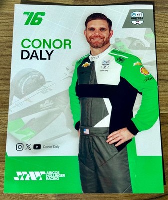 Conor Daly 2025 Hero Card Handout #76 Juncos Hollinger Racing Indycar ...