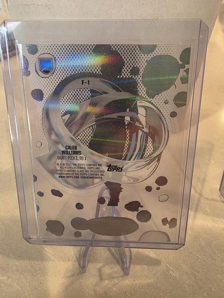2024 Topps Signature Class Fluidity Caleb Williams RC F-1 | eBay