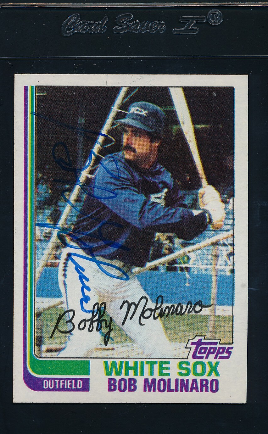1982 Topps #363 Bob Molinaro White Sox Signed Auto *12522 | eBay