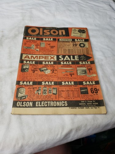 Vintage 1971 Olson Electronics Catalog 171 | eBay