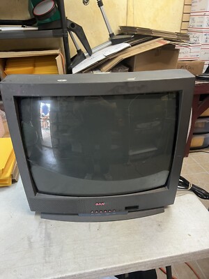 Sanyo 19" CRT TV DS19310 - Front AV RCA Input Line GAMING | eBay