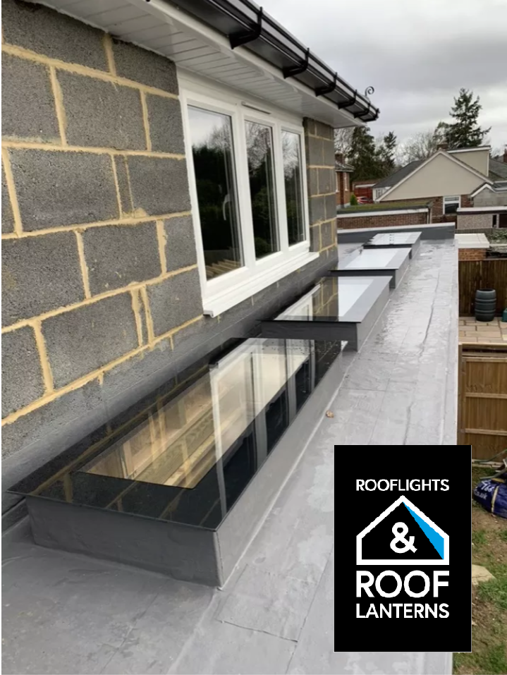 Roof window 1000 x 1500mm, Flat roof light, Skylight, Glass Roof light ...