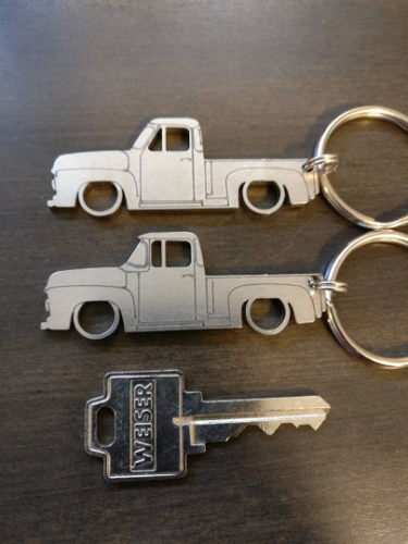 Ford F100 Truck 1953-1956 Laser Cut Key Chains | eBay