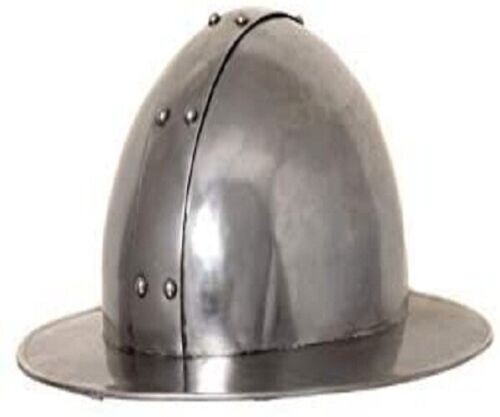 Medieal Replica Medieval Infantry Steel Kettle Hat Helmet Armor | eBay
