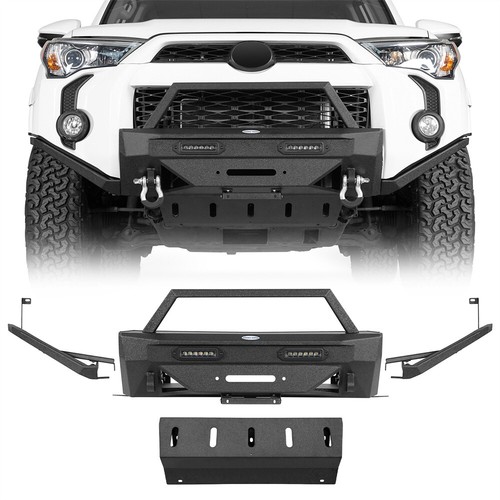 Fit 2014-2024 Toyota 4Runner Steel Front Bumper or Addition Wings or ...
