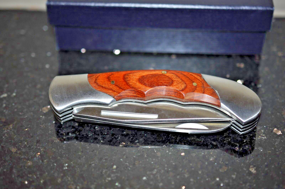 Stauer Trifecta Knife #28752 with Original Sleeve and Box | eBay