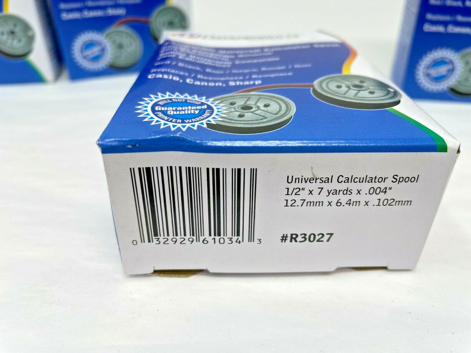 Lot of (4) Dataproducts R3027 Universal Calculator Spool Ribbon Red ...
