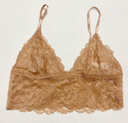 Free People Intimately Everyday Lace Longline Bralette Tuscany NWT Size ...