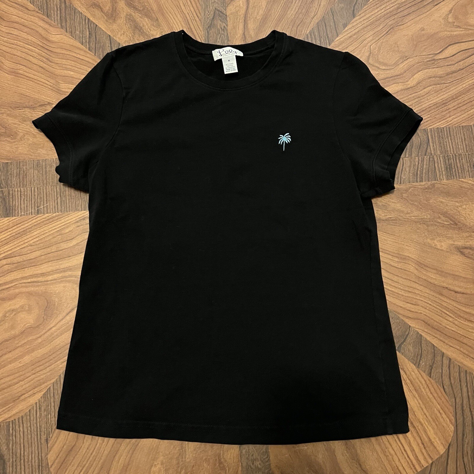 Lilly Pulitzer Embroiderd Palm Tree Logo Black Vintag… - Gem