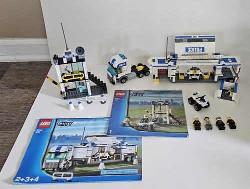 LEGO City Police Lot 7741, 7743, 4437 Helicopter Command Center Pursuit ...