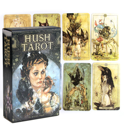 Hush Tarot: A 78 Tarot Cards Deck English Version Future Telling Occult ...