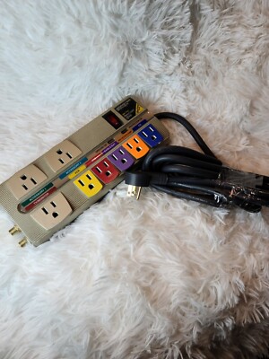 Monster Power HT800 Home Theatre PowerCenter Surge Protector Outlet ...